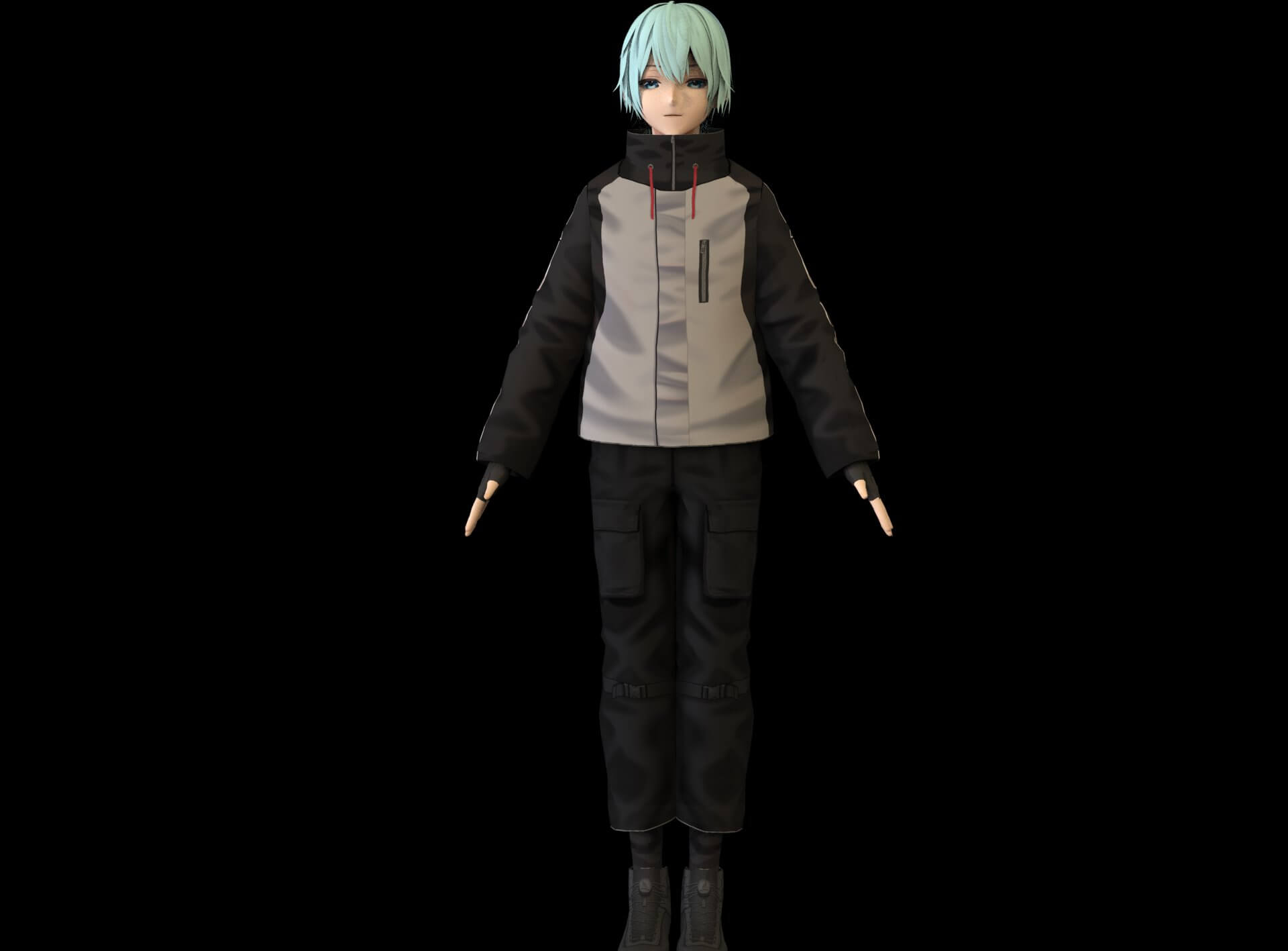 Anime Character C4 - 3D Model by CGAnime