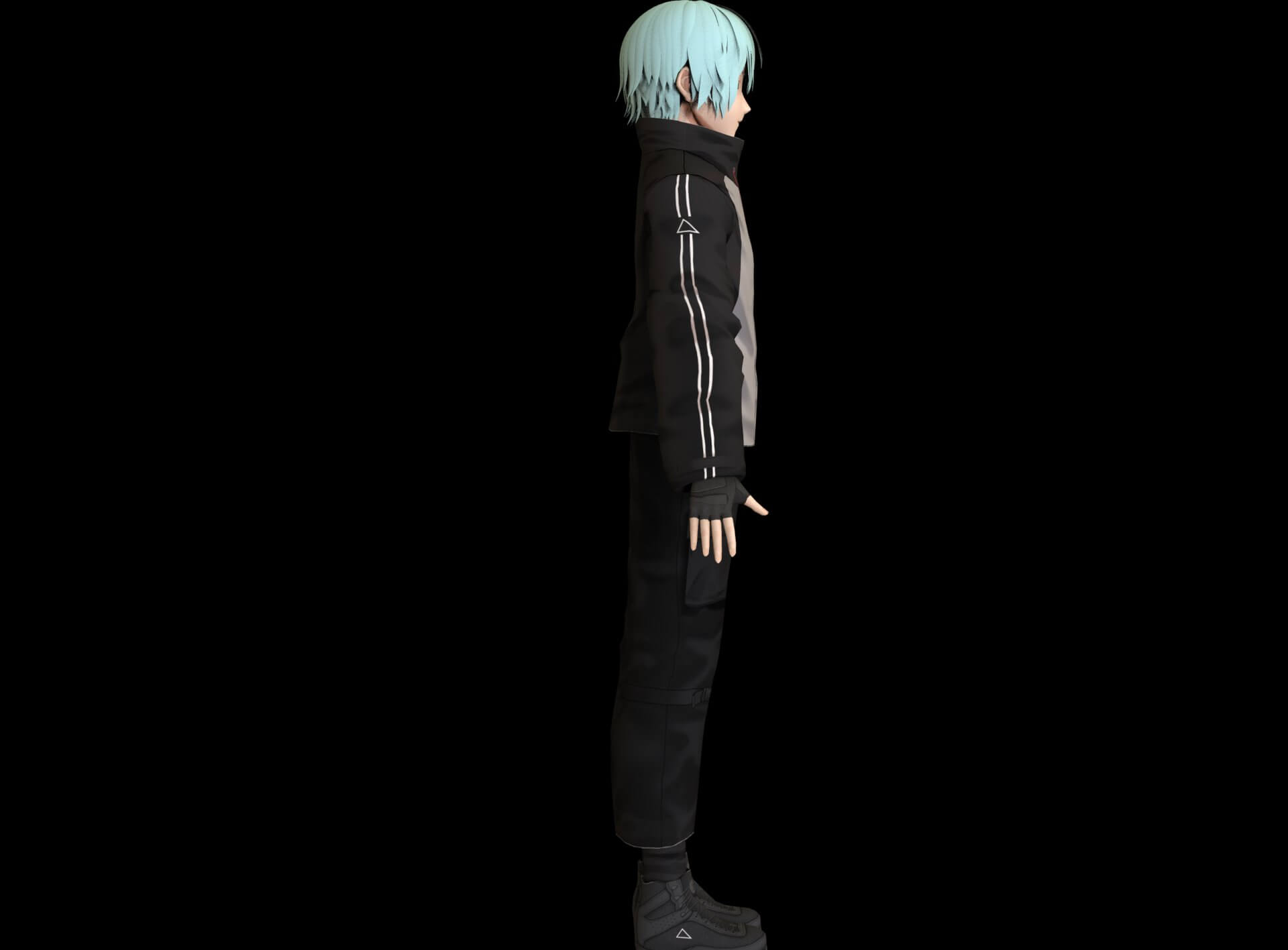 Anime Character C4 - 3D Model by CGAnime