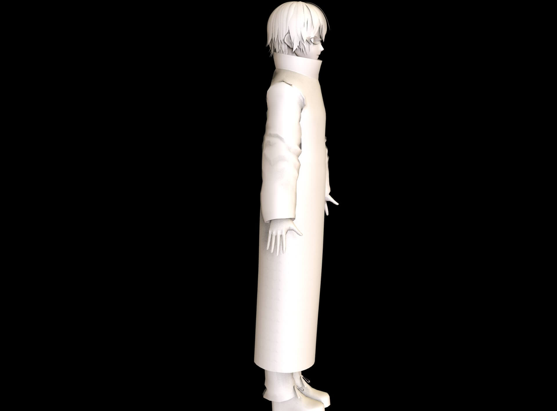 Anime Character C4 - 3D Model by CGAnime