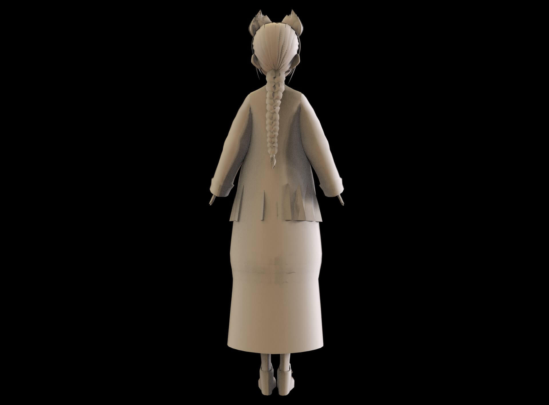Anime Character C7 - 3D Model by CGAnime
