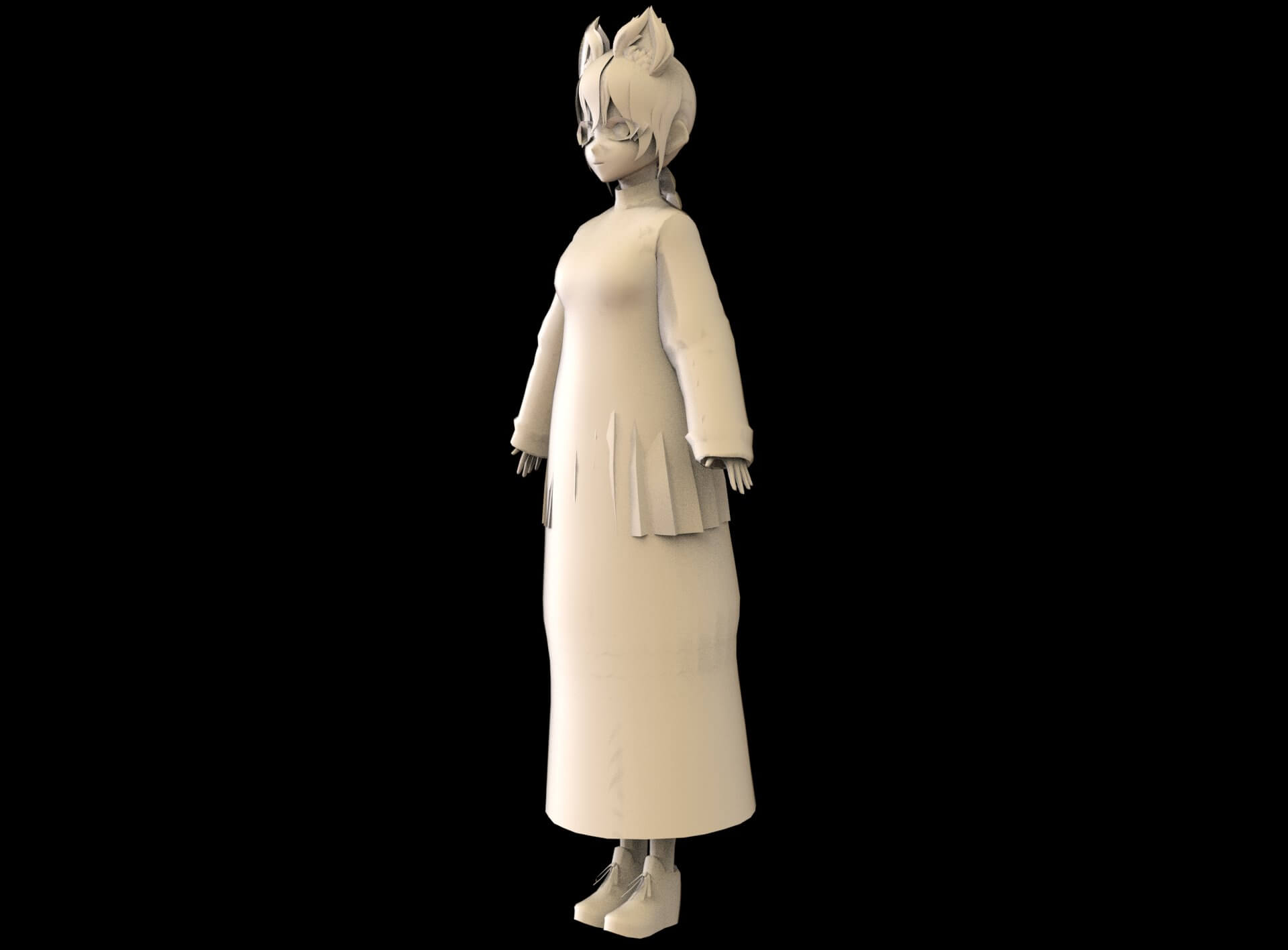 Anime Character C7 - 3D Model by CGAnime