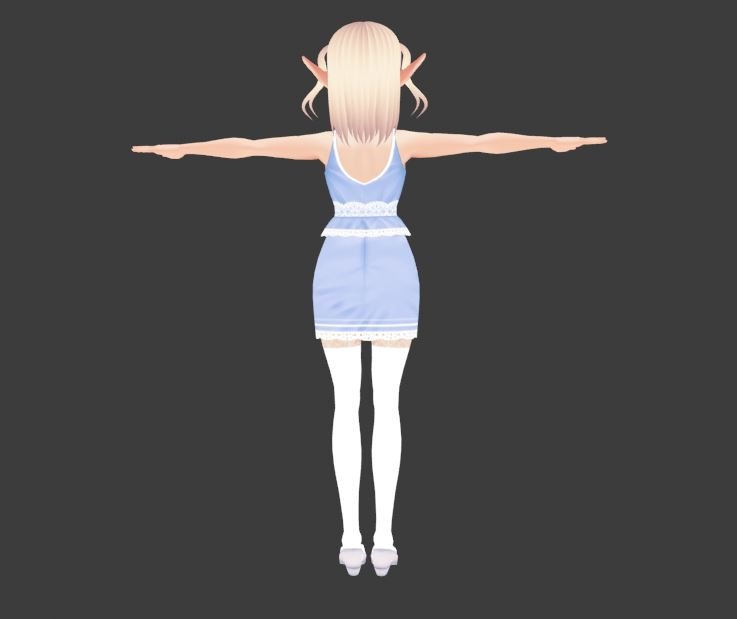 Anime Character Girl S22 - 3D Model by CGAnime