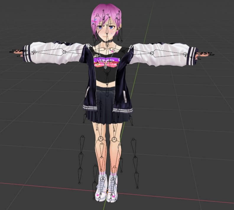 Anime Character Girl S27 - 3D Model by CGAnime