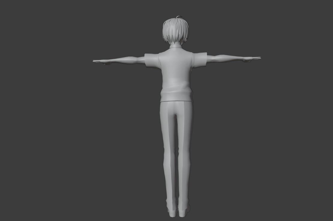 Anime Character Girl S8 - 3D Model by CGAnime