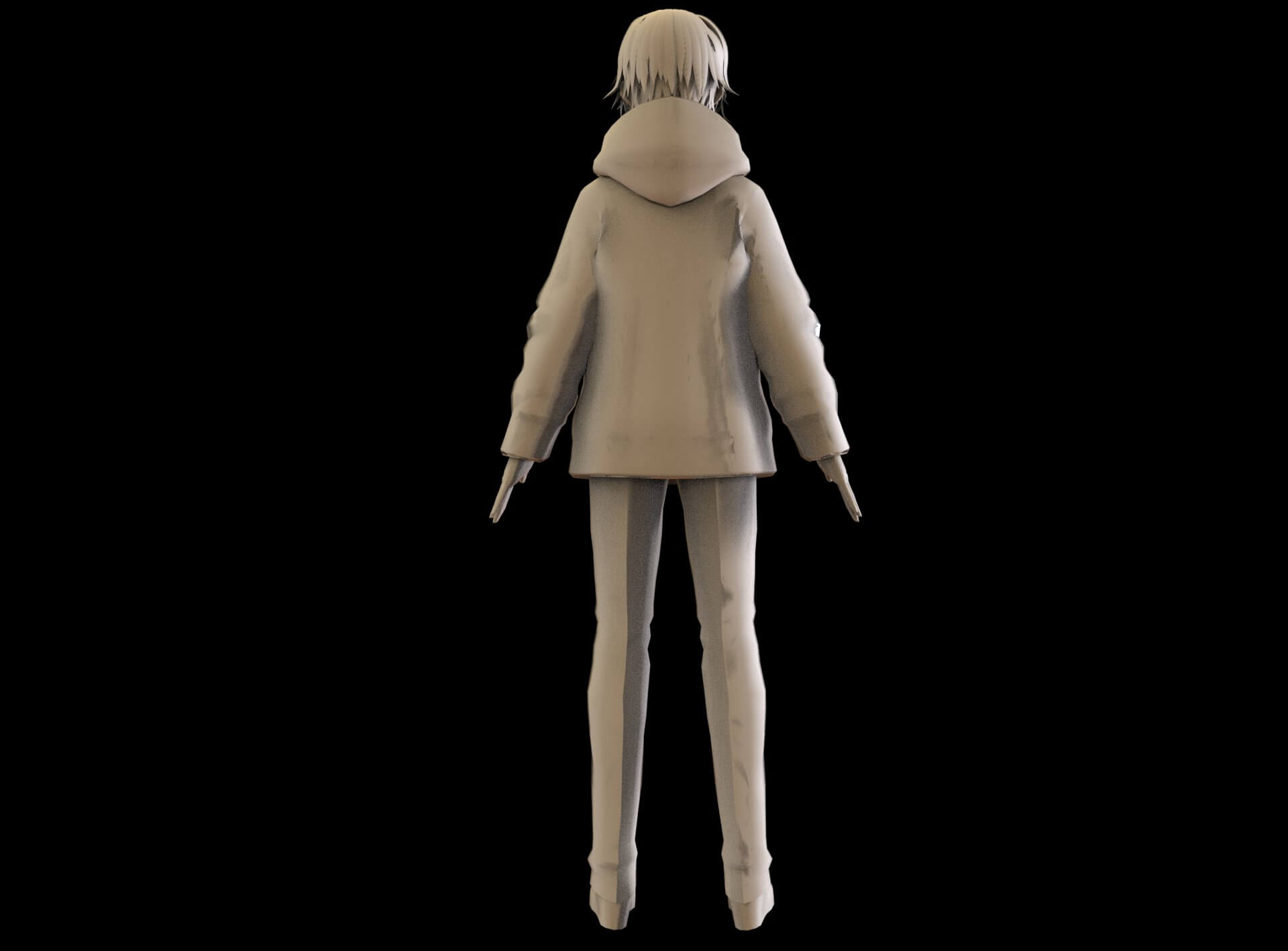 Anime Character Girl M10 - 3D Model by CGAnime