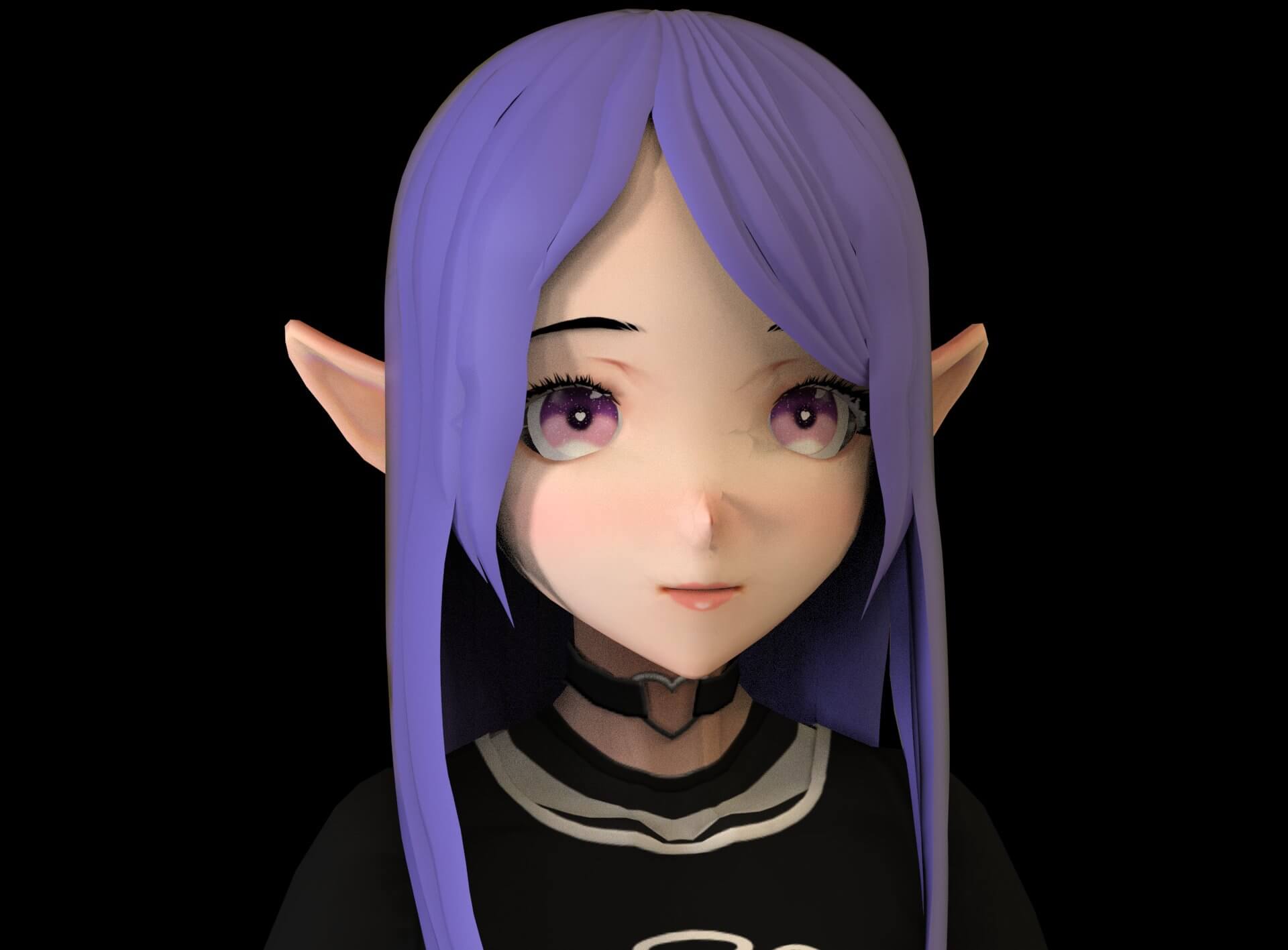 Anime Character Girl M4 - 3D Model by CGAnime