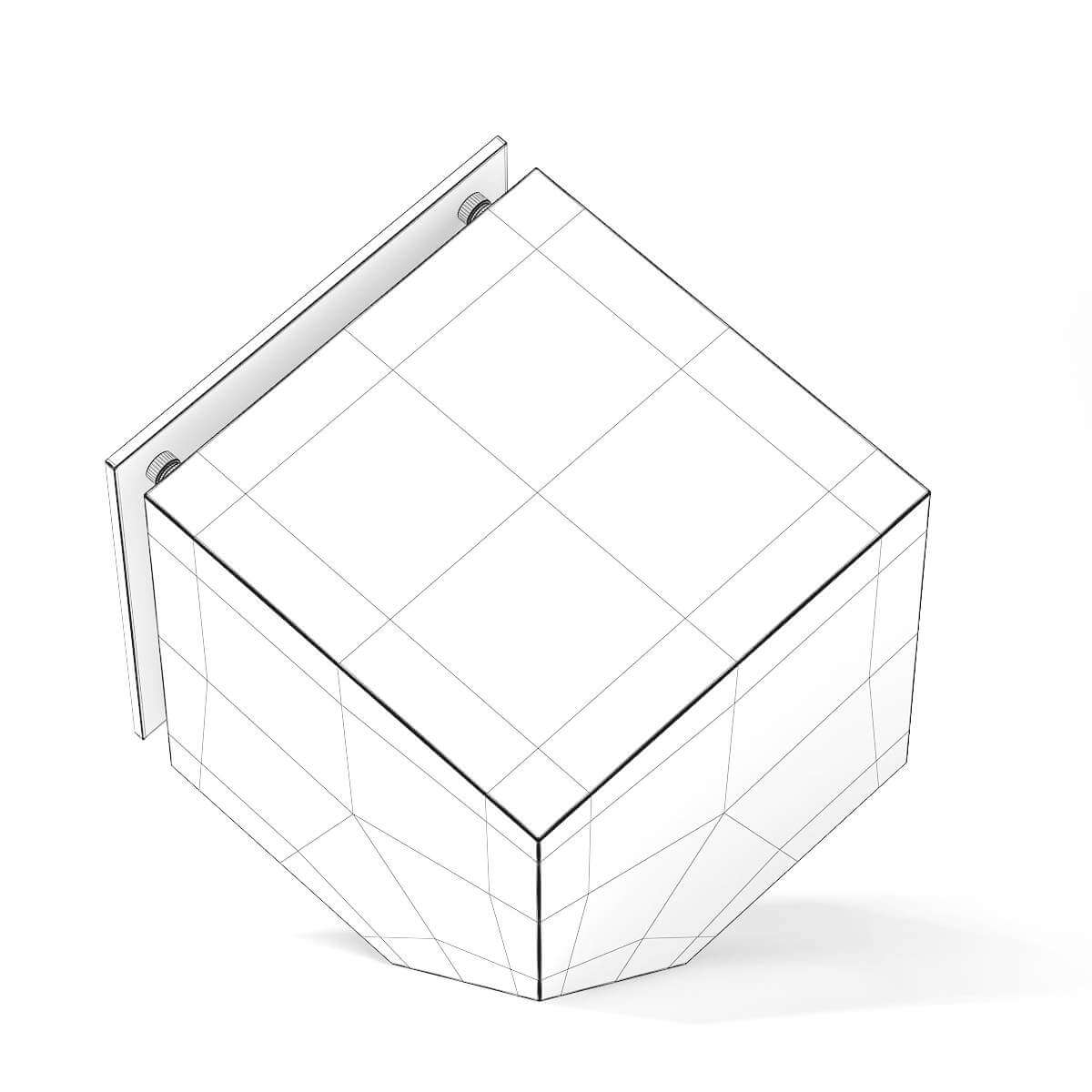 Cubic Clock - Free 3D Model by cgaxis
