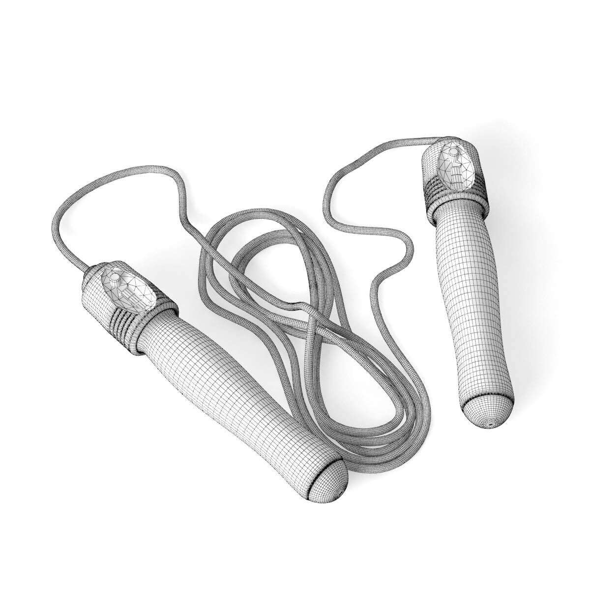 Jumping Rope - Free 3D Model by cgaxis