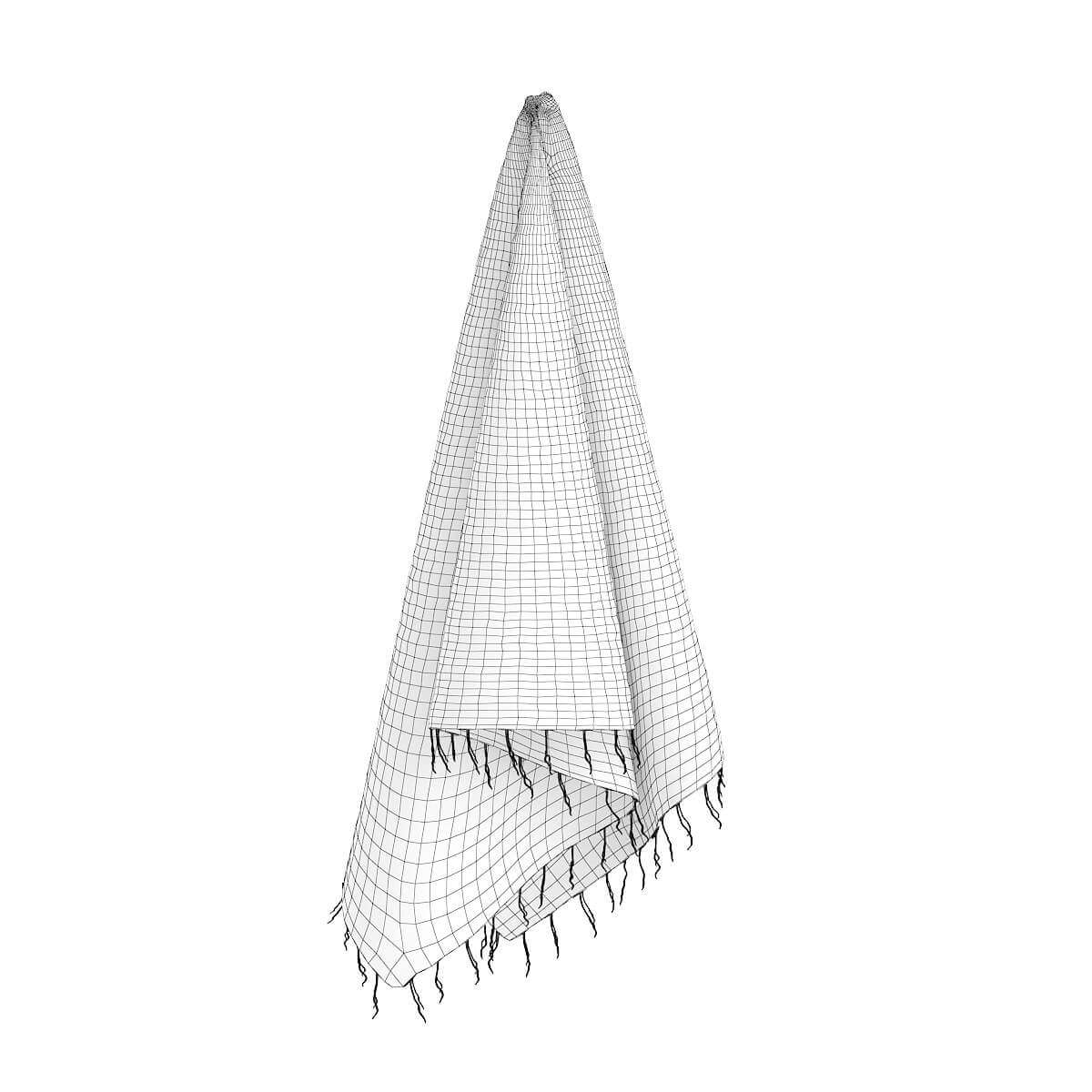 Towel - Free 3D Model by cgaxis