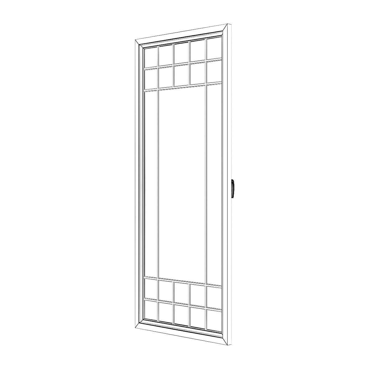 White Window - Free 3D Model by cgaxis