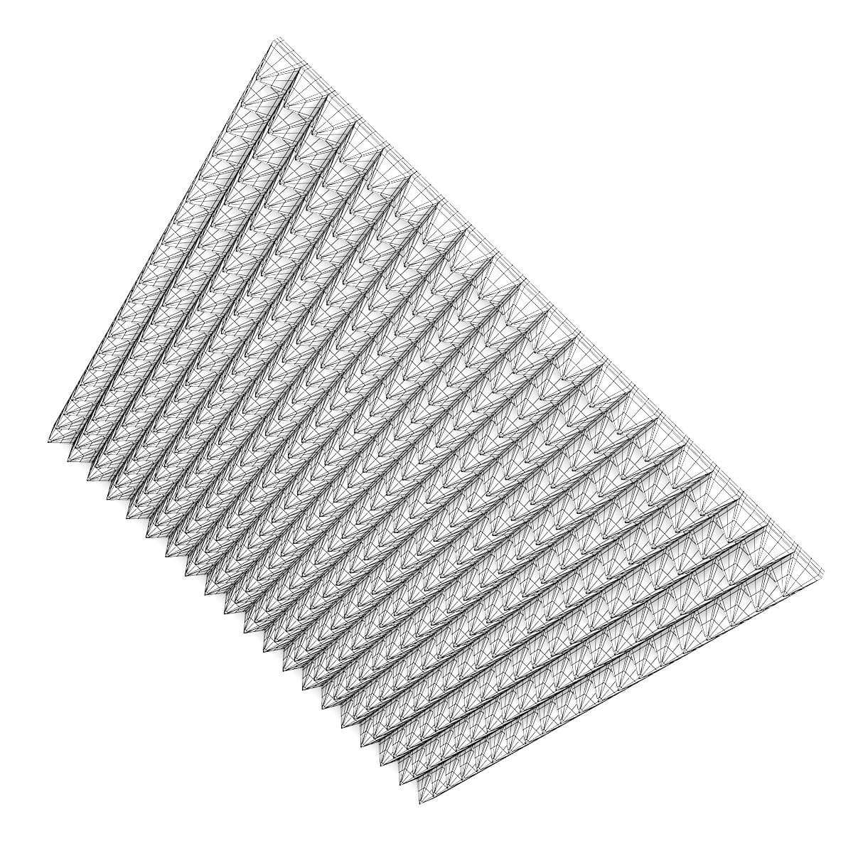 Acoustic Panel 1 - 3D Model by cgaxis