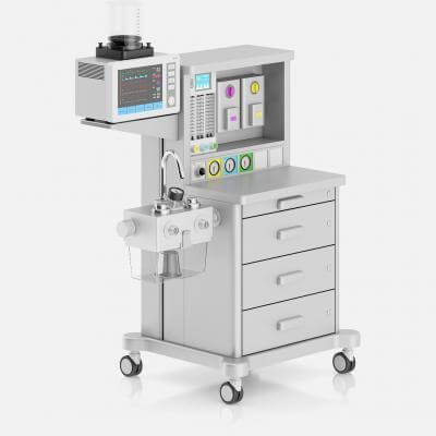 Anesthesia Delivery System - 3D Model by cgaxis