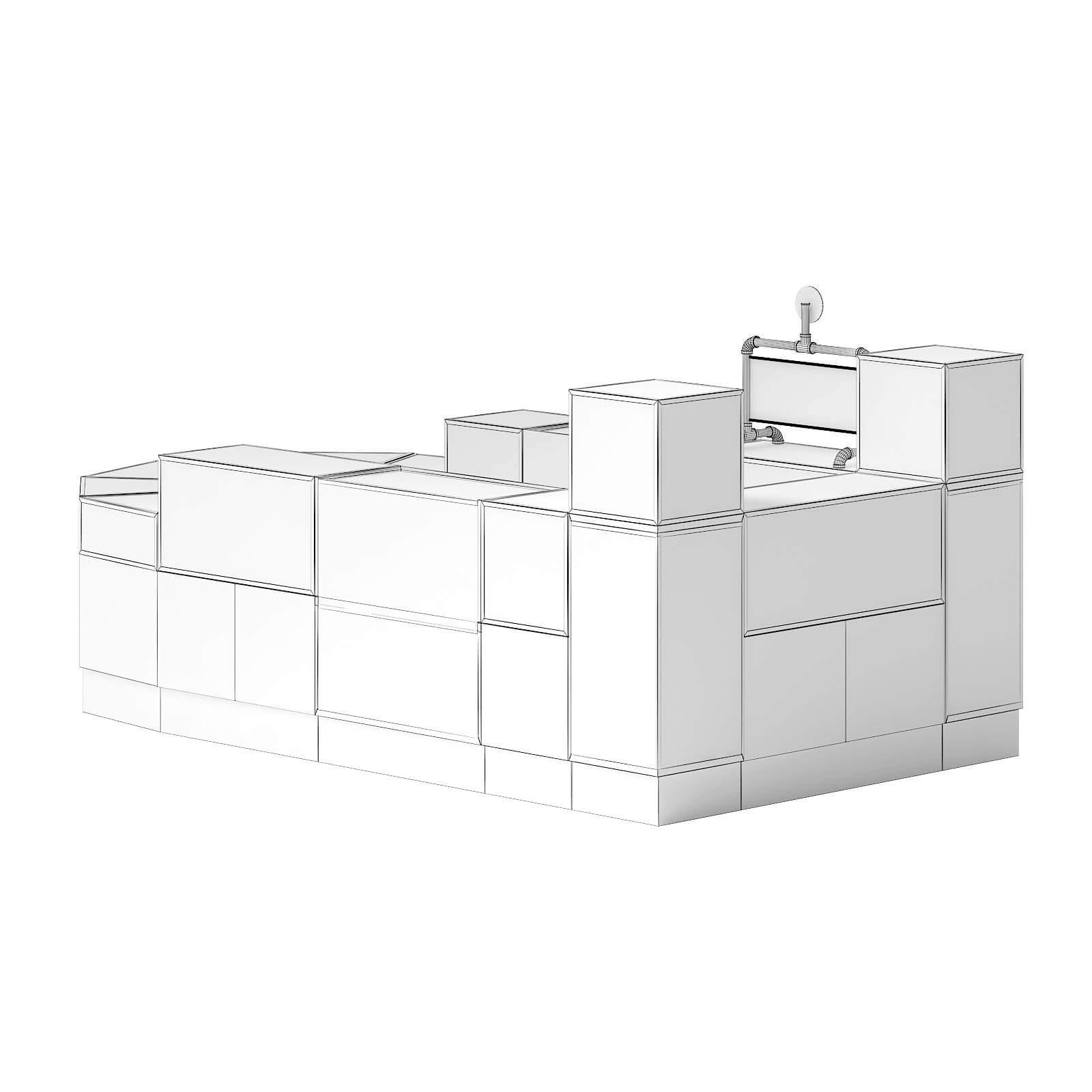 Audio Stand - 3D Model by cgaxis