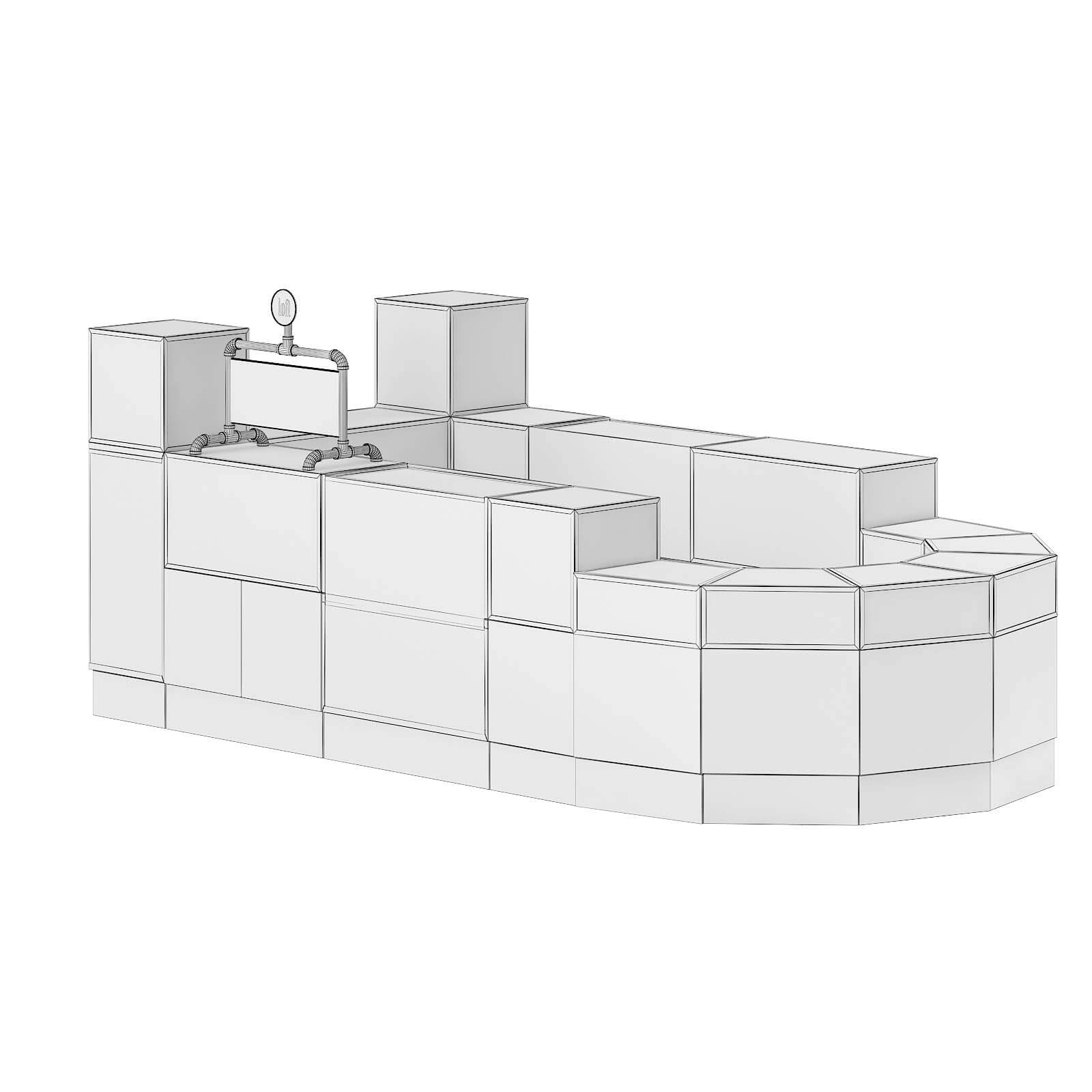 Audio Stand - 3D Model by cgaxis