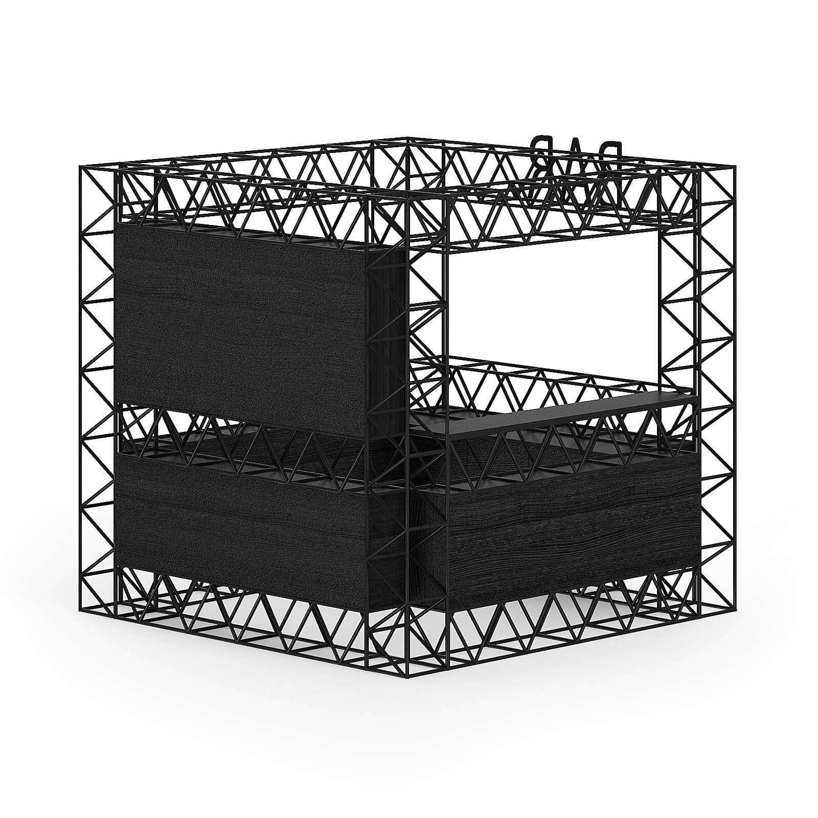 Bar Stall - 3D Model by cgaxis