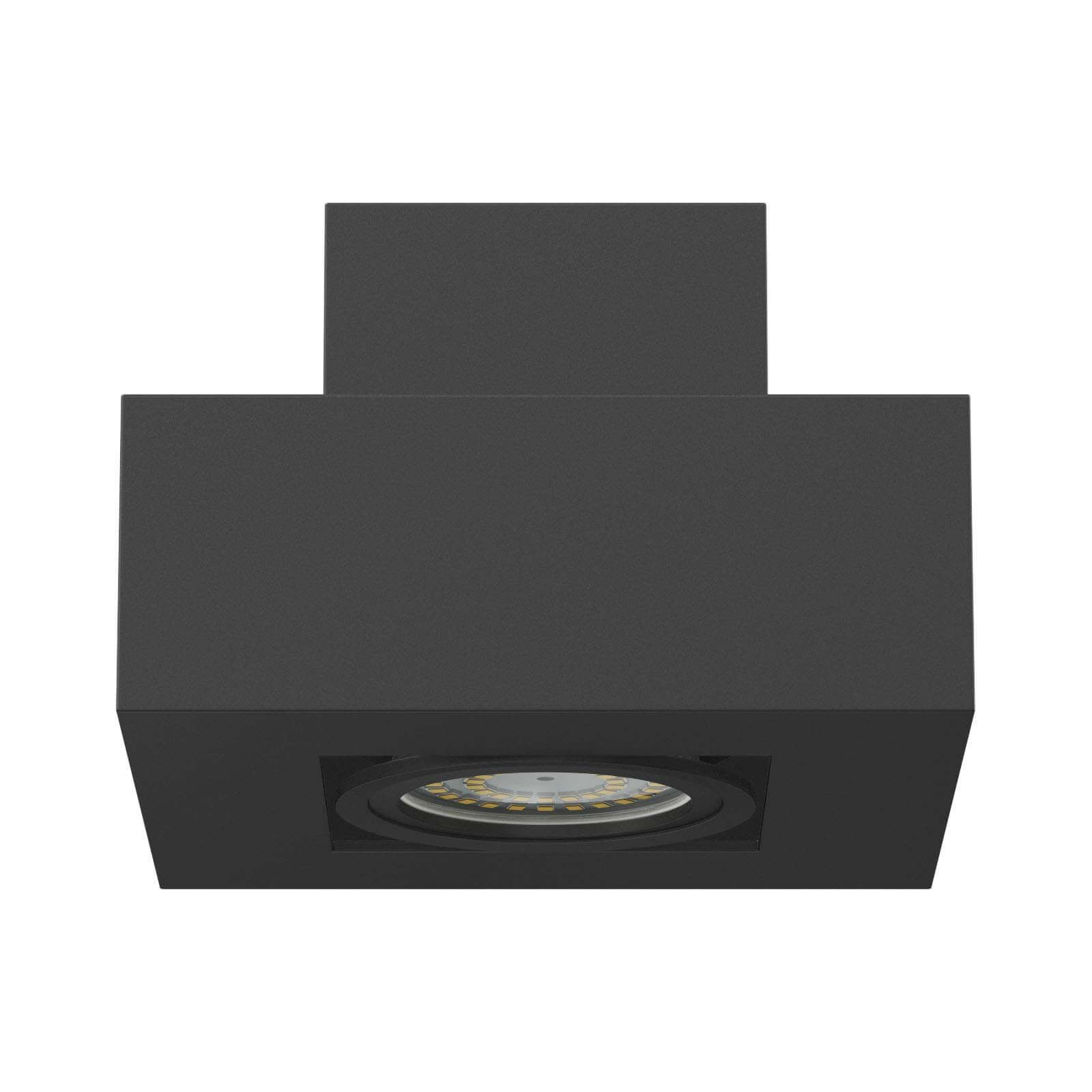 Black Rectangular Halogen Light - 3D Model by cgaxis