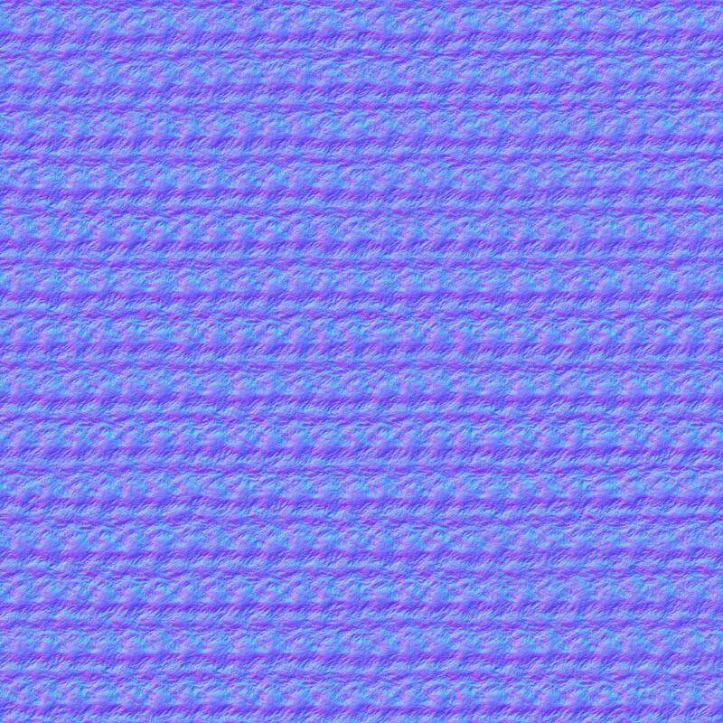 Blue Wool Fabric PBR Texture by cgaxis