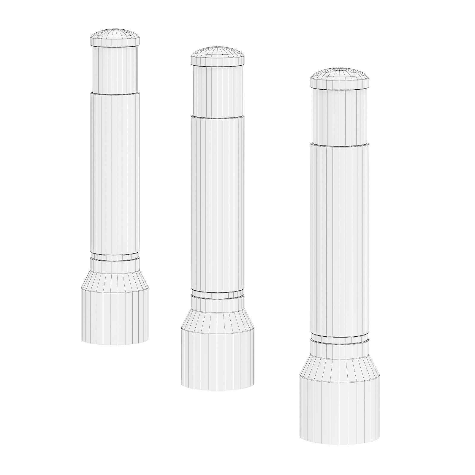 Bollard - 3D Model by cgaxis