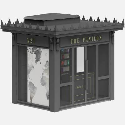 Book Kiosk - 3D Model by cgaxis