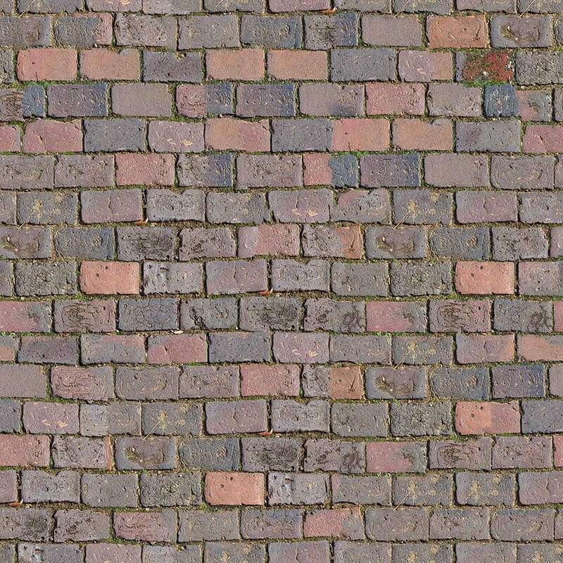 Brick Pavement PBR Texture - 3D Texture by cgaxis