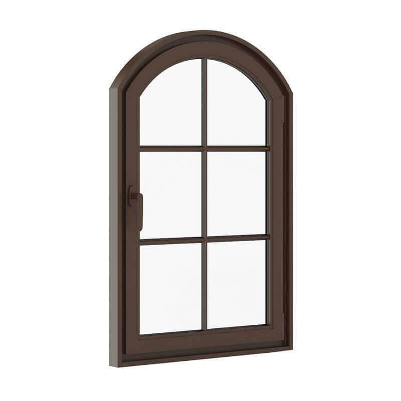 Brown Metal Window 940mm x 1440mm - 3D Model by cgaxis