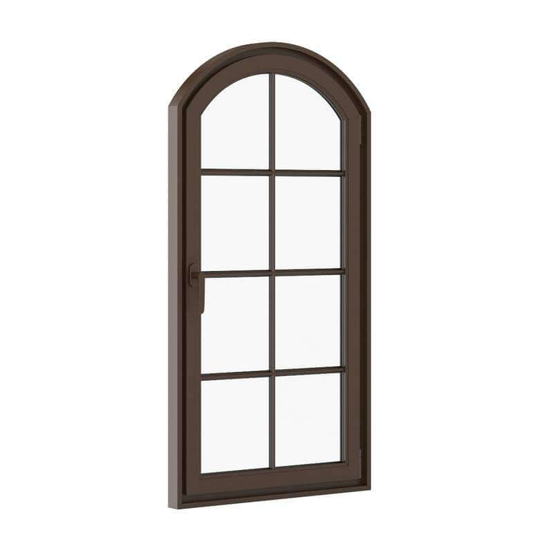 Brown Metal Window 940mm x 1820mm - 3D Model by cgaxis
