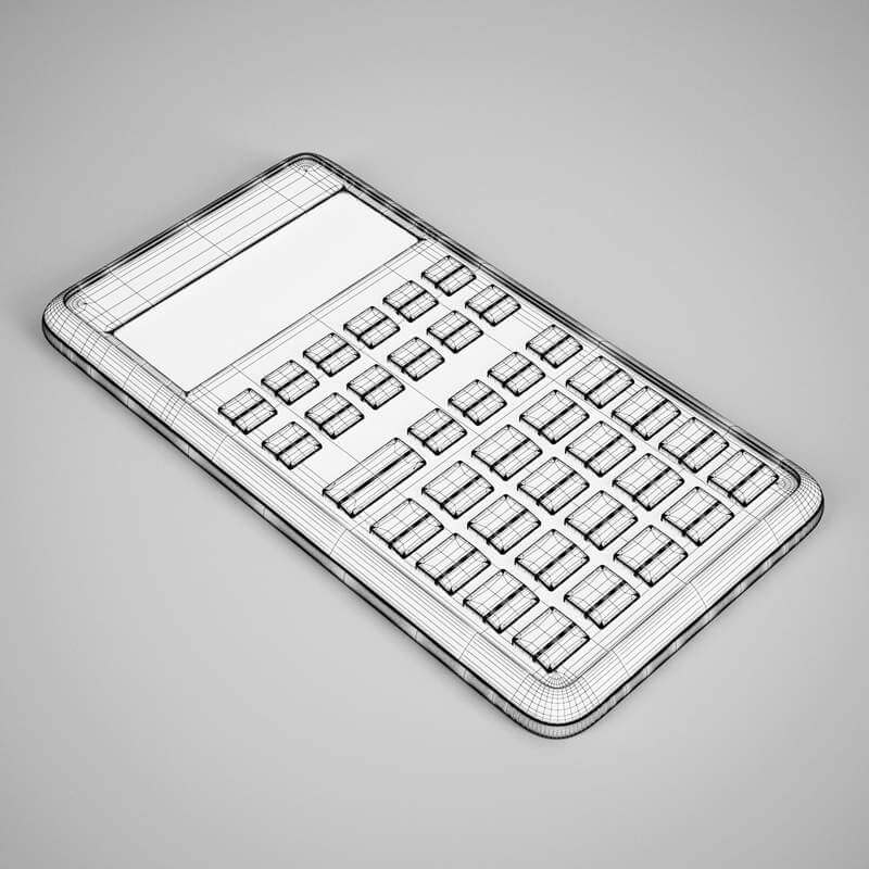 Calculator - 3D Model by cgaxis