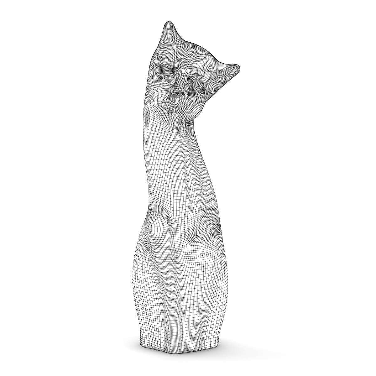 Cat Figure - 3D Model by cgaxis