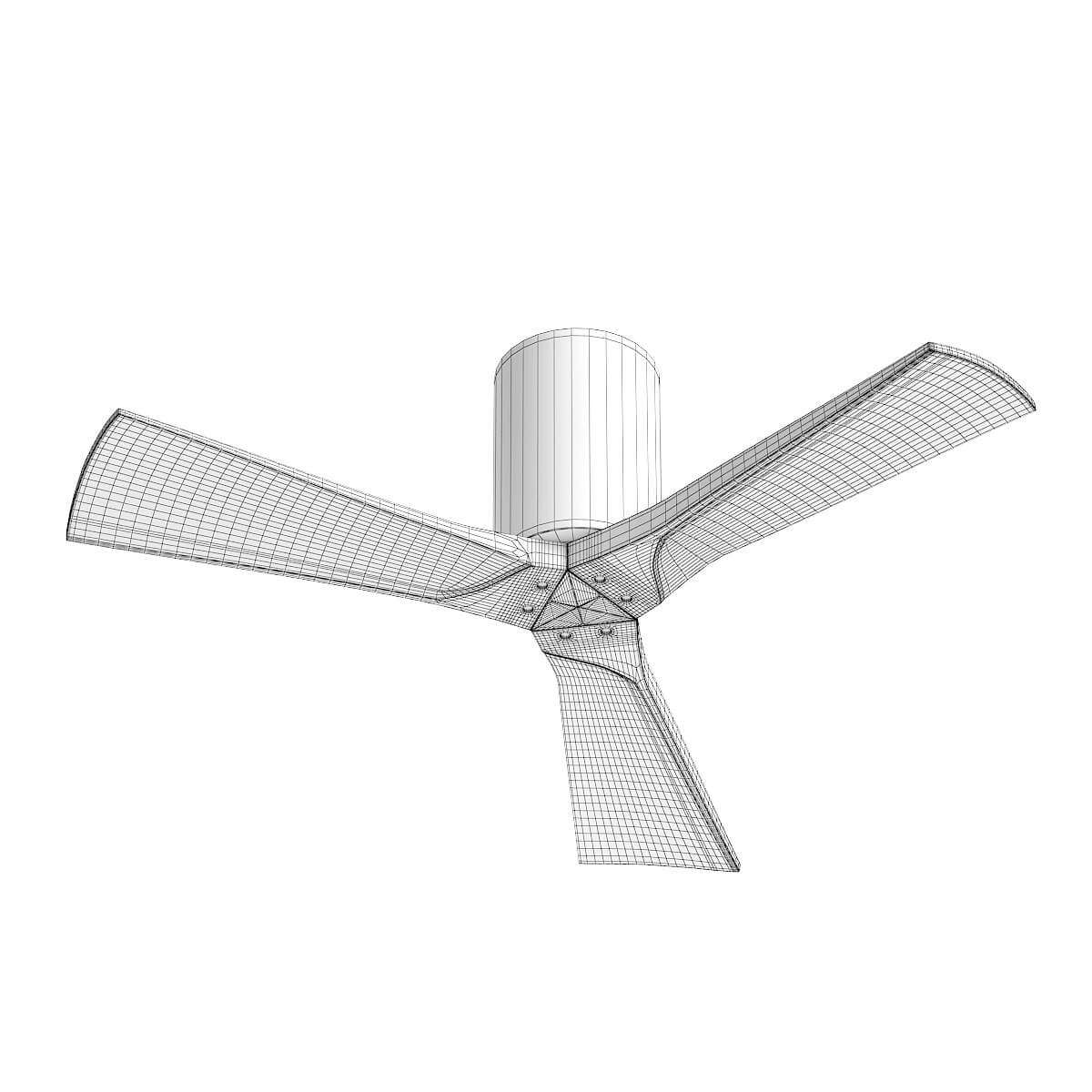 Ceiling Fan - 3D Model by cgaxis