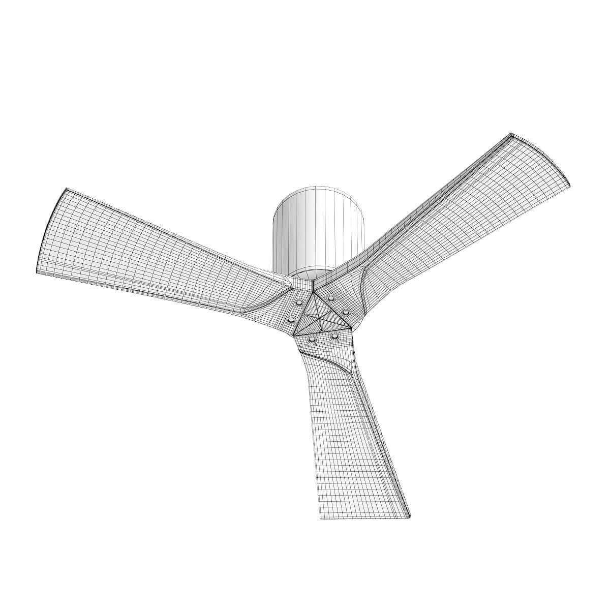Ceiling Fan - 3D Model by cgaxis