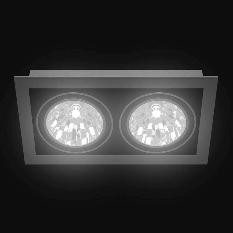 Ceiling Halogen 4 - 3D Model by cgaxis