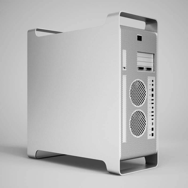 Computer Case - 3D Model by cgaxis