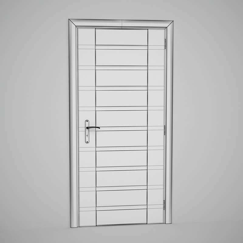 Door 37 - 3D Model by cgaxis