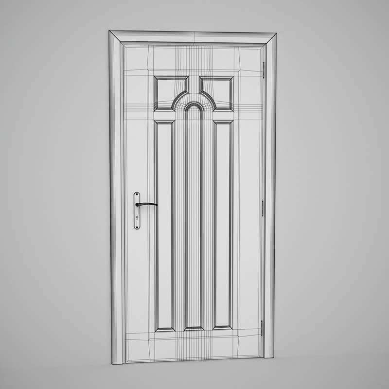 Door 61 - 3D Model by cgaxis