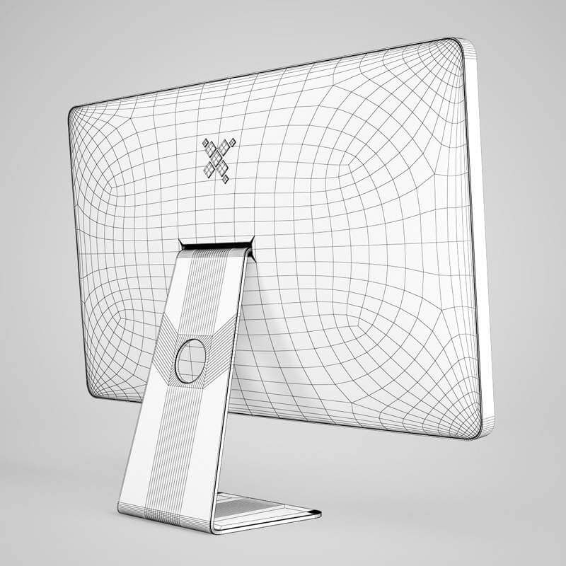 LCD Monitor - 3D Model by cgaxis