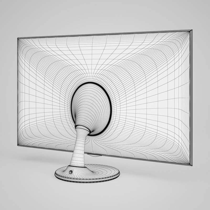 LCD Monitor - 3D Model by cgaxis