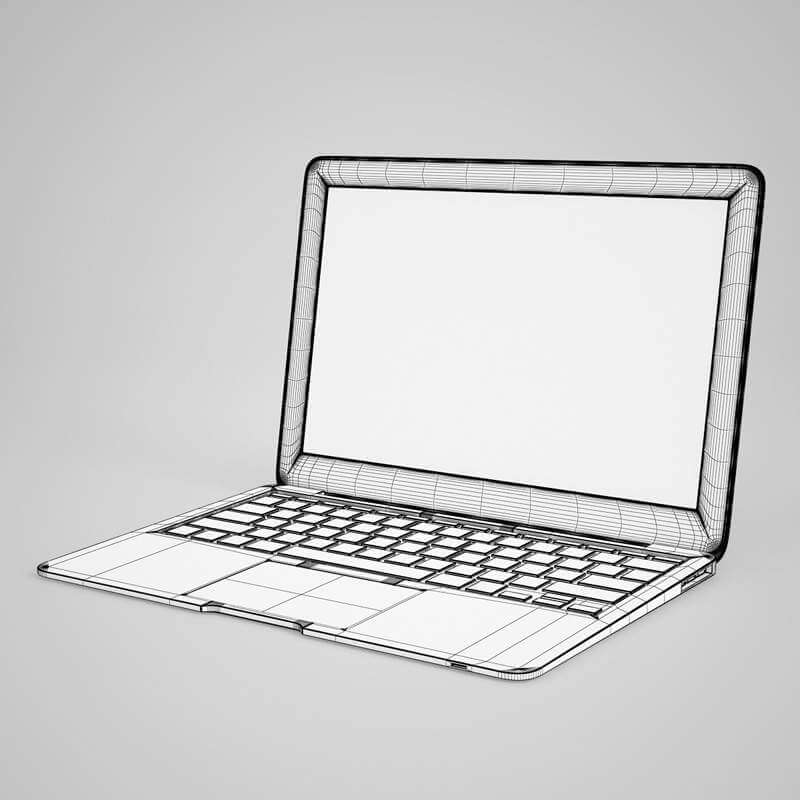 Notebook - 3D Model by cgaxis