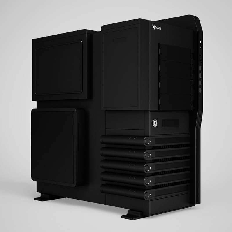 PC Case - 3D Model by cgaxis