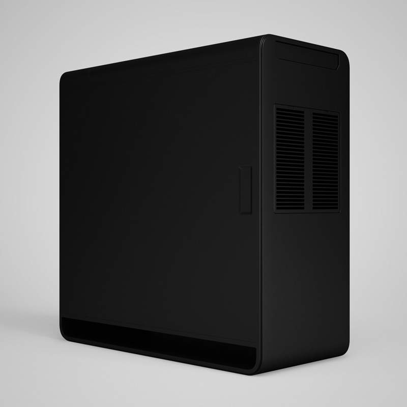 PC Case - 3D Model by cgaxis