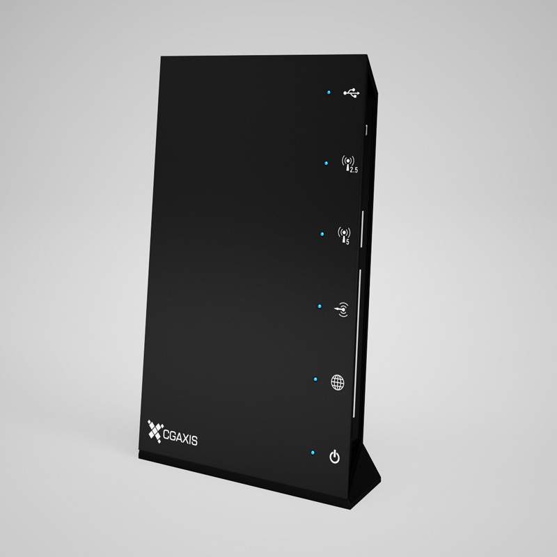 WiFi Router - 3D Model by cgaxis