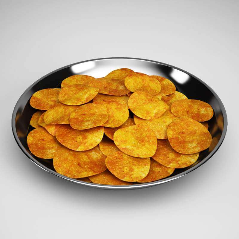 Chips - 3D Model by cgaxis