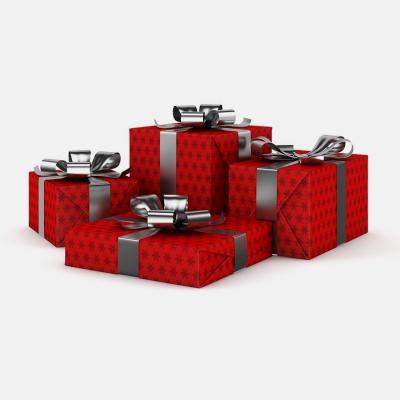 Christmas Presents - Free 3D Model by cgaxis