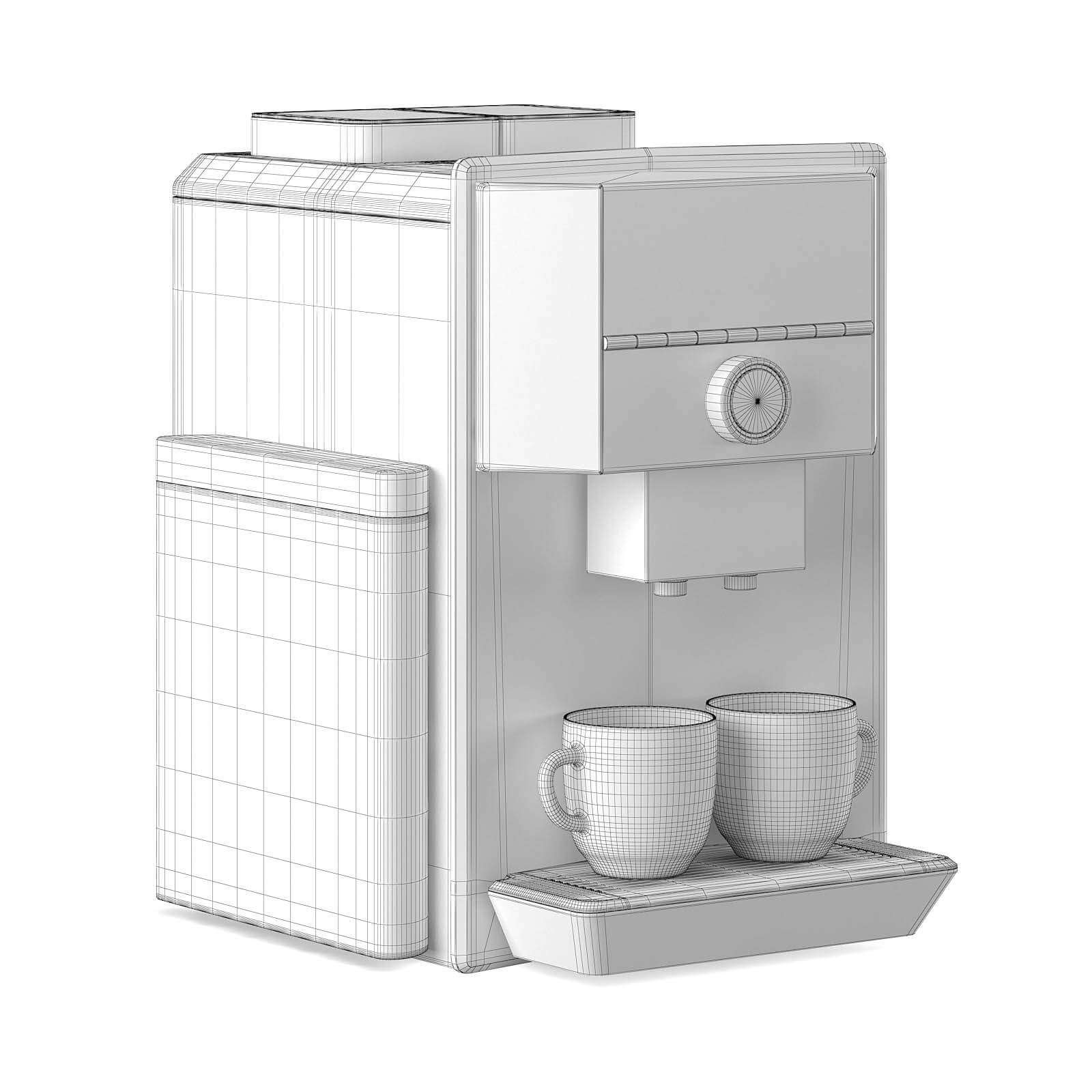 Coffee Machine - 3D Model by cgaxis