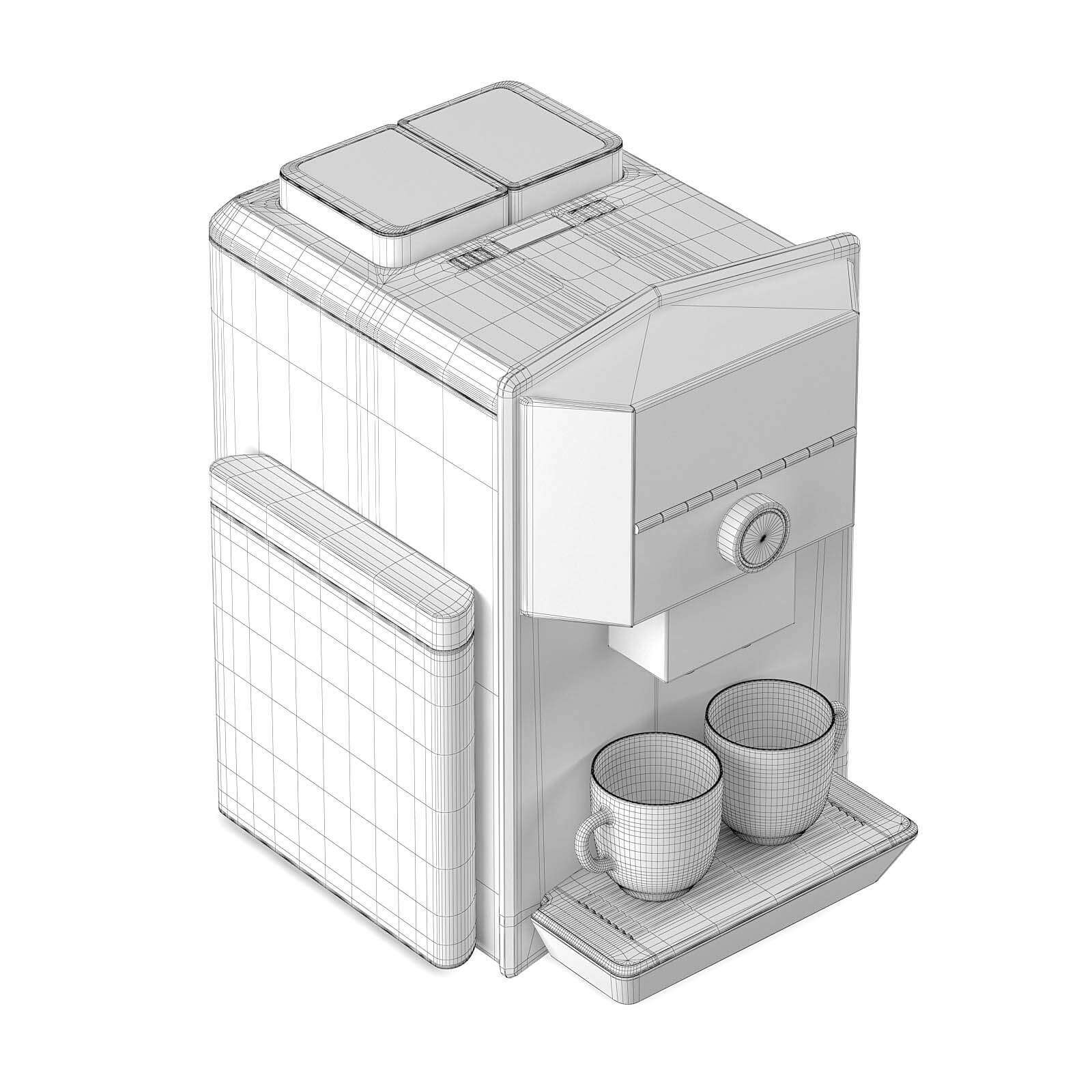 Coffee Machine - 3D Model by cgaxis