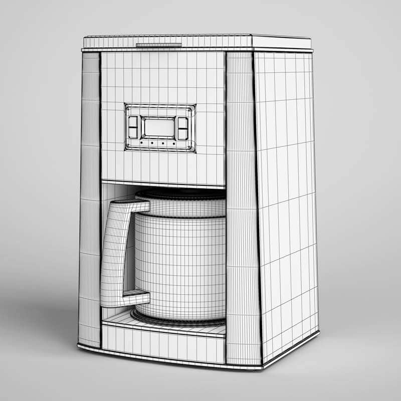 Coffee Maker 06 - 3D Model by cgaxis