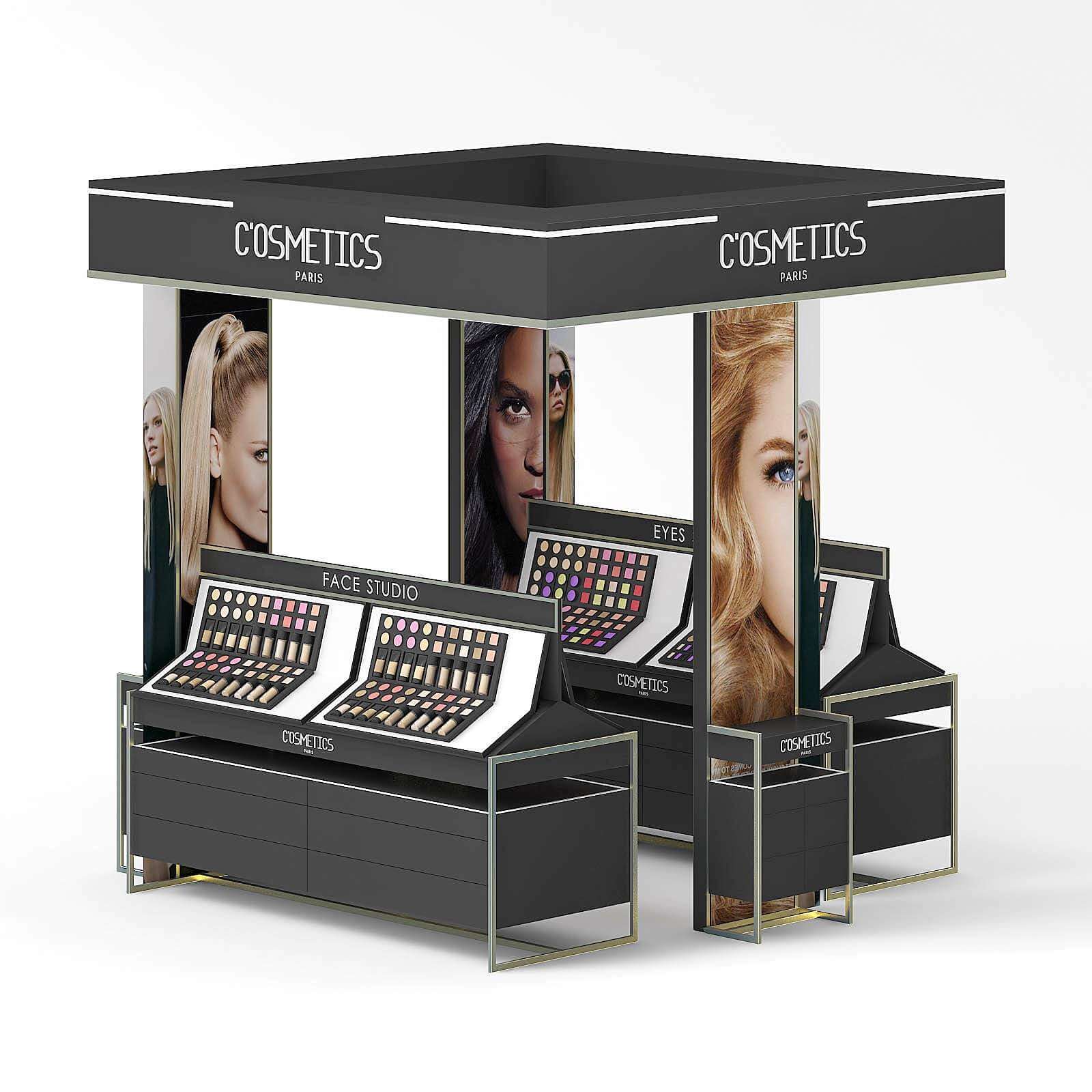 Cosmetics Stand - 3D Model by cgaxis