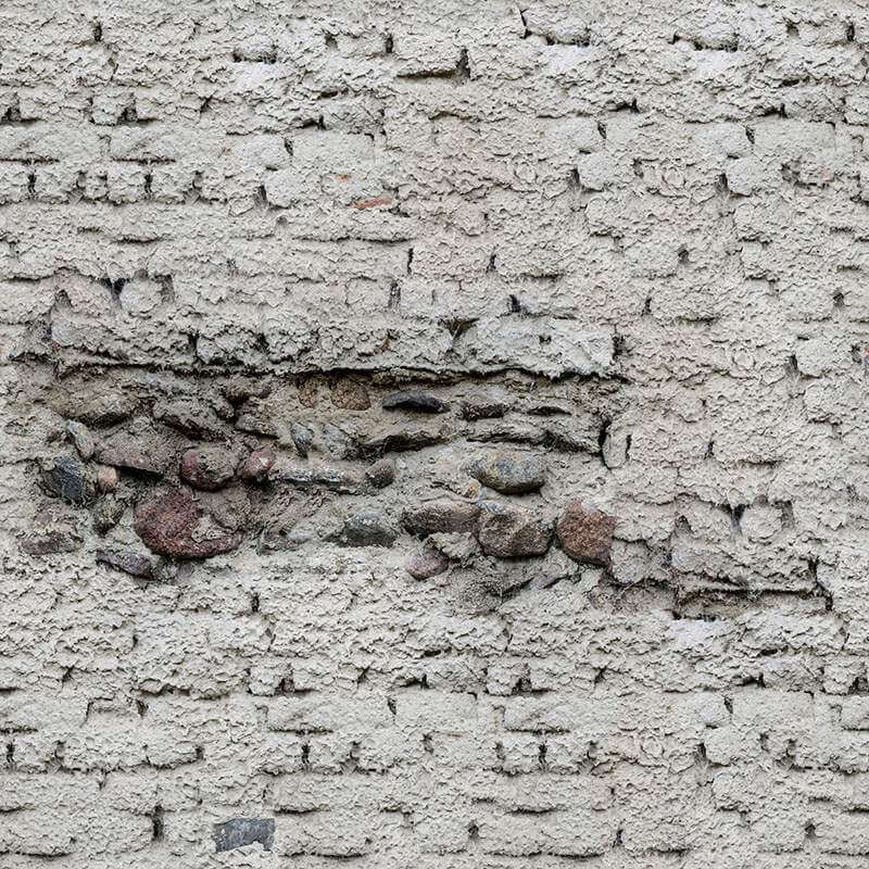 Damaged Brick Wall PBR Texture by cgaxis