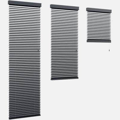 Dark Grey Shutters - 3D Model by cgaxis