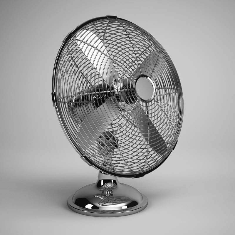 Desk Fan - 3D Model by cgaxis