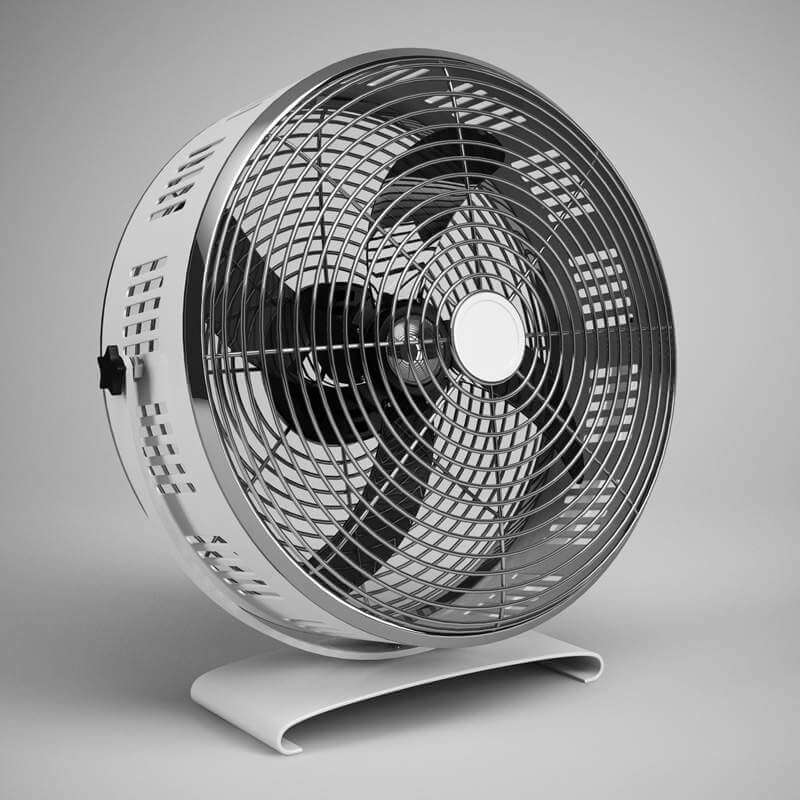 Desk Fan - 3D Model by cgaxis